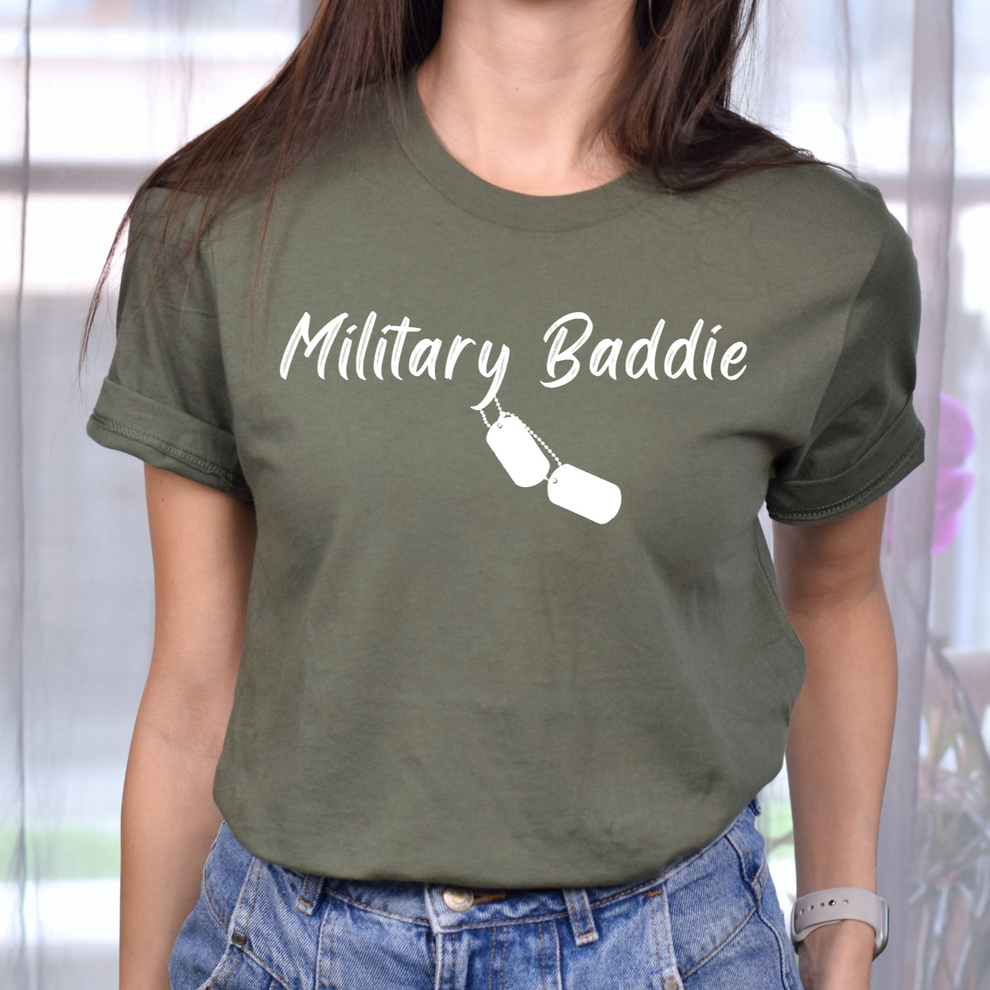 Military Baddie T-Shirt – The Glam Thangz